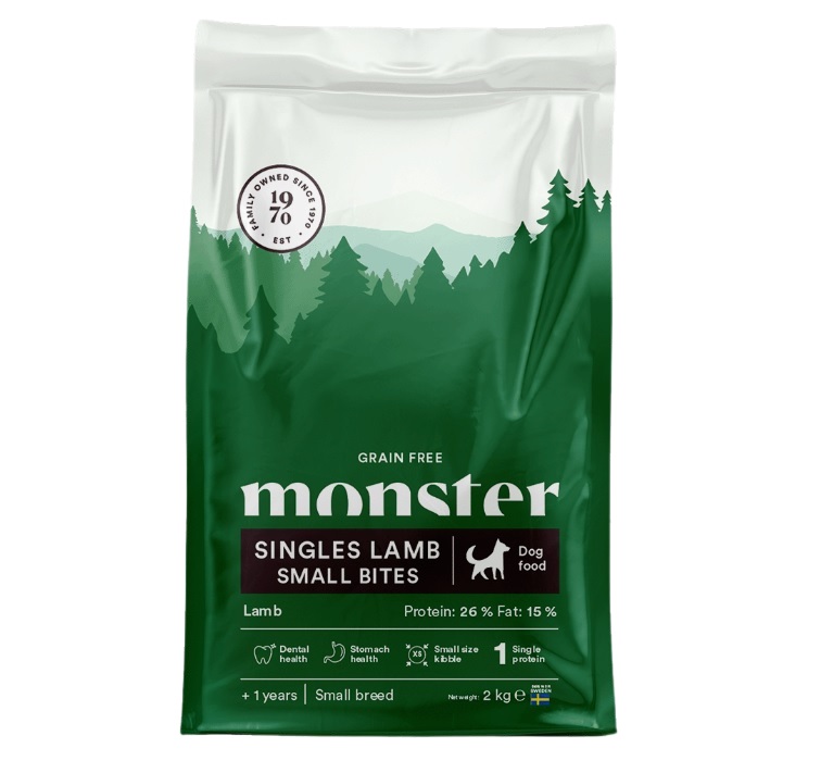 Monster Grainfree Singles Lamb Small Bites - Riemukauppa verkkokauppa