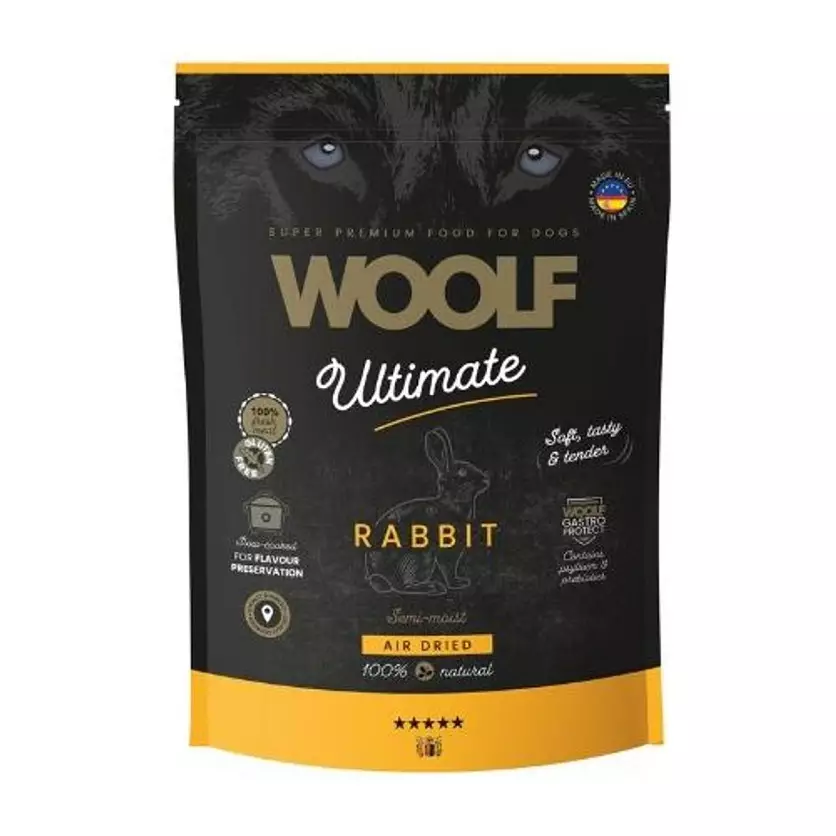 Woolf Ultimate Rabbit puolikostea koiranruoka 1 kg - Riemukauppa ...